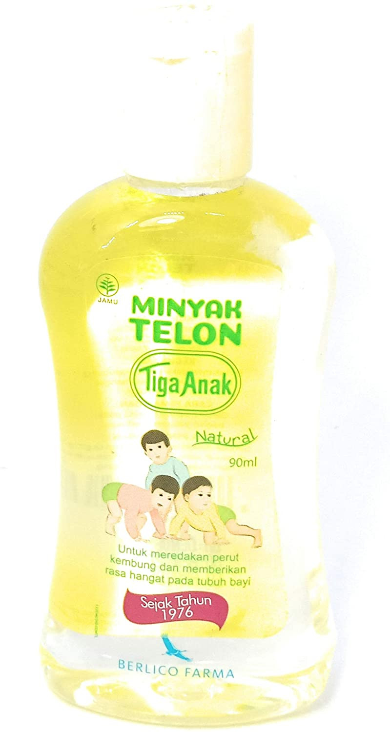 Tiga Anak Minyak Telon Oil, 60 Ml - UD Jawa Berkah Makmur