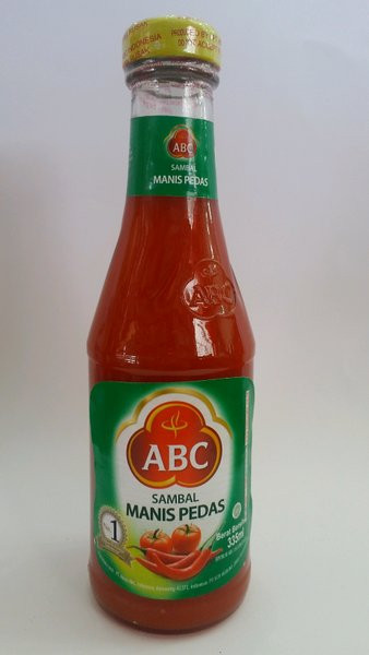 ABC Sambal Manis Pedas (Hot & Sweet Sauce), 335 Ml - Javanese Taste