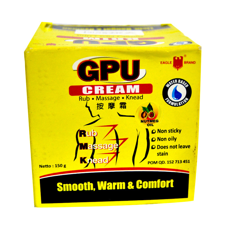 Cap Lang Eagle Brand GPU Cream with Nutmeg Oil, 150 Gram - Javanese Taste