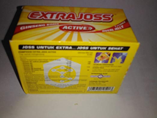 Extra Joss Active Energy Drink Powder, 1 Pack (12 Sachets @4gr ...