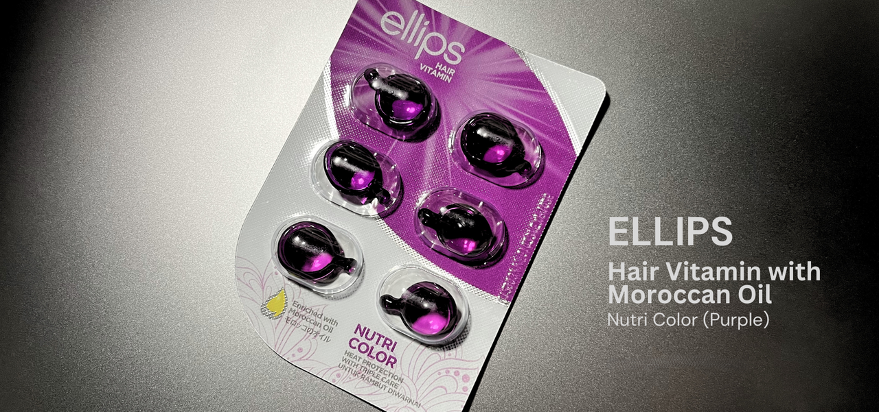 Ellips Hair Vitamin (Moroccan Oil) - Nutri Color, 6 Blister (@ 6 ...