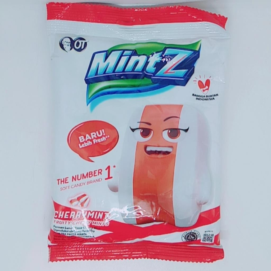 Mintz Chewy Candy Cherrymint, 99 Gram - Javanese Taste