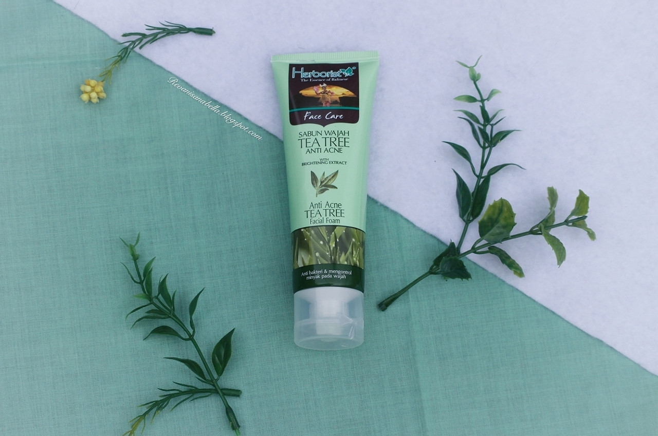 Herborist Tea Tree Anti Acne Facial Foam - Sabun Wajah Daun Teh 80gr ...