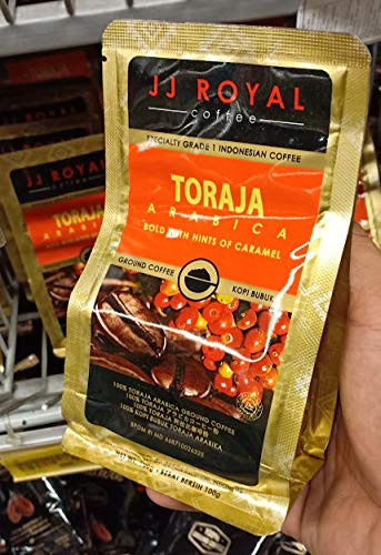 JJ Royal Toraja Arabica (Ground Coffee), 100 Gram - UD Jawa Berkah Makmur