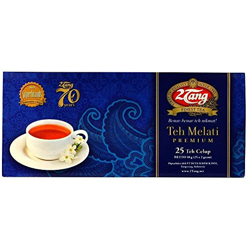 2Tang (2 Tang) Teh Melati Premium - Jasmine Tea 25-ct, 1.76 Oz ...