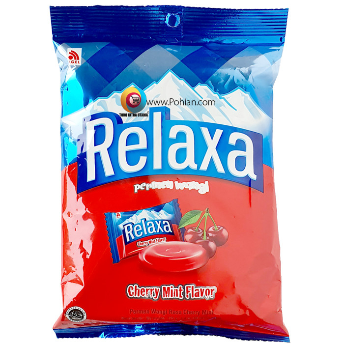 Relaxa Candy Cherry Mint, 125 gram - UD Jawa Berkah Makmur