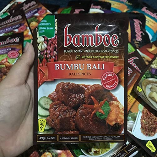 Bamboe Bumbu Bali - Bali Spices Saucy Seasoning, 49 Gram - Javanese Taste