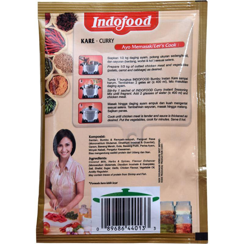 INDOFOOD Bumbu Kare (Curry Mix) - 45 gr (1.6 Oz ) - UD Jawa Berkah Makmur