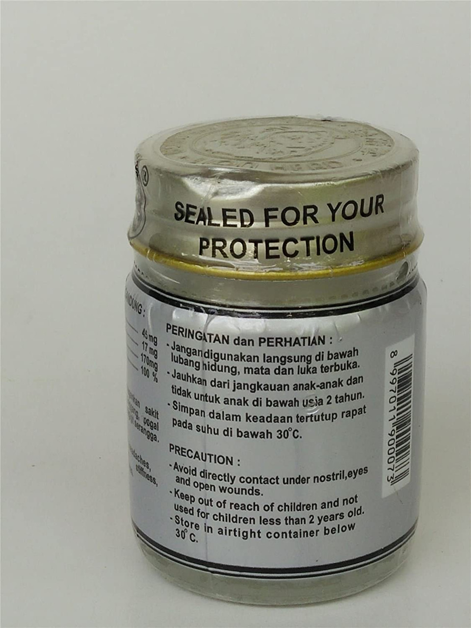 Lion Head White Balm Balsem Putih Cap Singa, 31Gram - UD Jawa Berkah Makmur