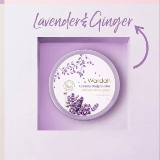 Wardah Creamy Body Butter with Lavender and Ginger 150ml - UD Jawa ...