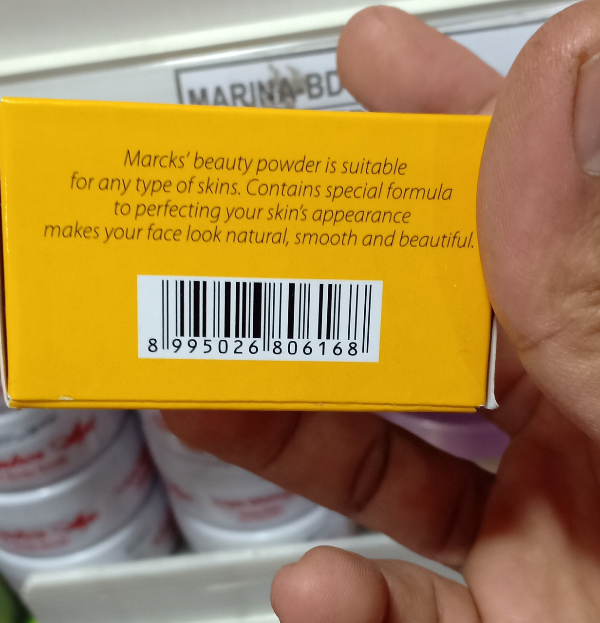 Marcks' Classic Powder, 20 Gram (Invisible) - UD Jawa Berkah Makmur