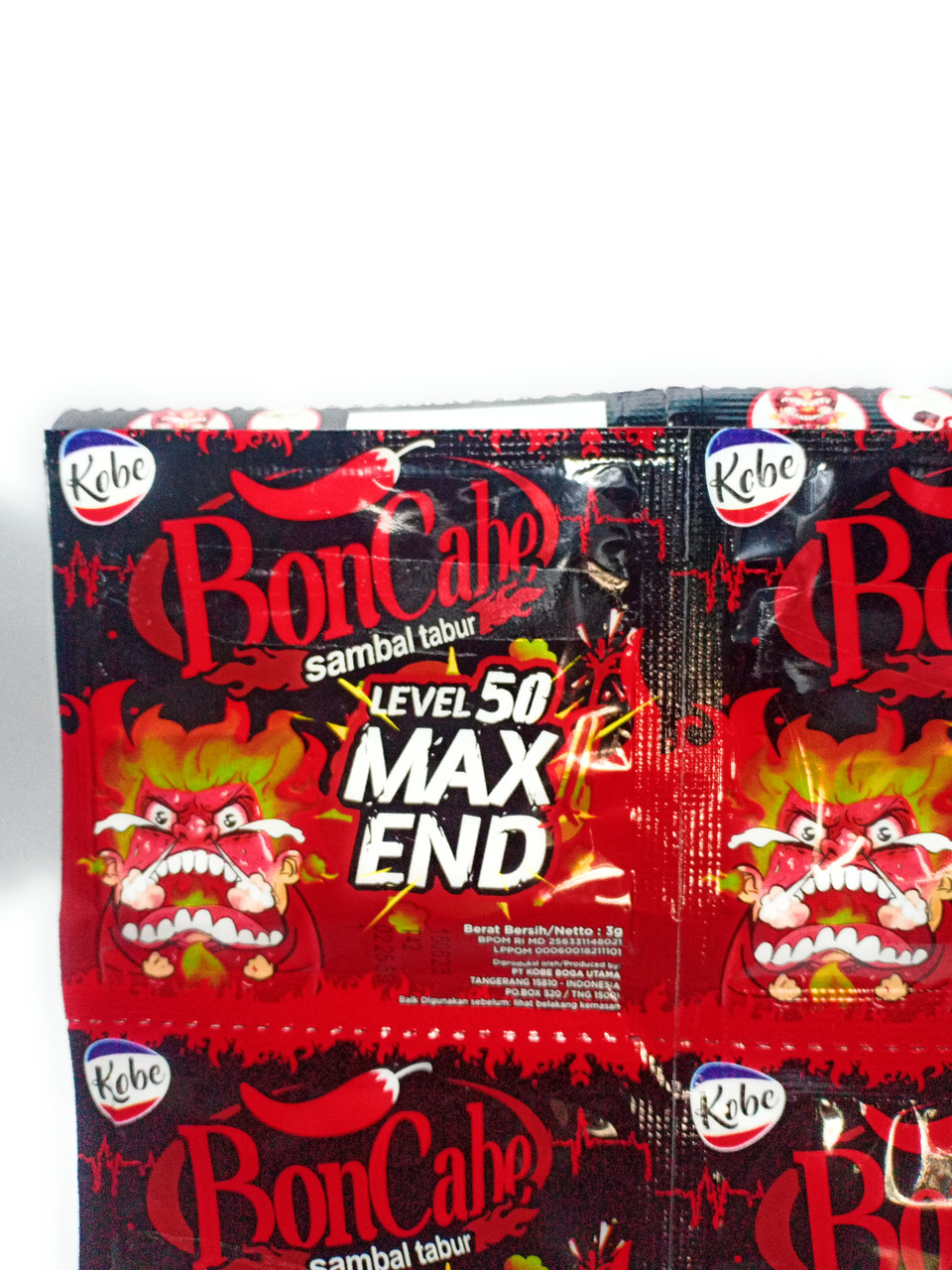 Kobe Bon Cabe (Boncabe) Sambal Tabur (Sprinkle Chili Flakes)Max End ...