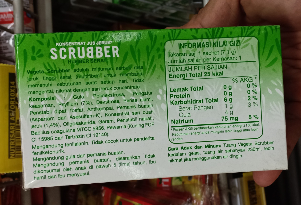 Vegeta Scrubber 24-ct (1 box) - UD Jawa Berkah Makmur