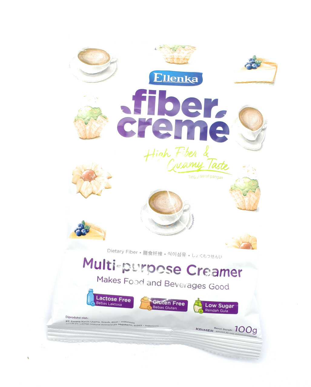 Ellenka Fiber Creme Multi Purpose Creamer, 100 Gram - UD Jawa Berkah Makmur