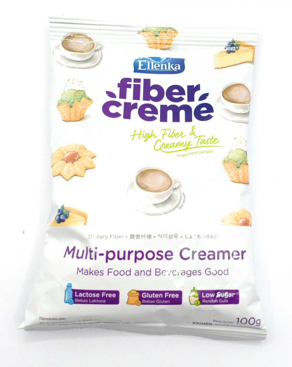 Ellenka Fiber Creme Multi Purpose Creamer, 100 Gram - UD Jawa Berkah Makmur