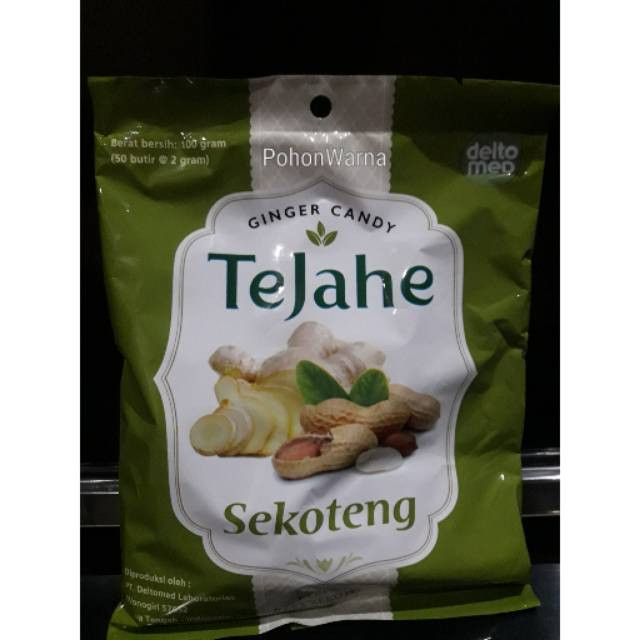 Tejahe Ginger Candy Sekoteng, 100 Gram - UD Jawa Berkah Makmur