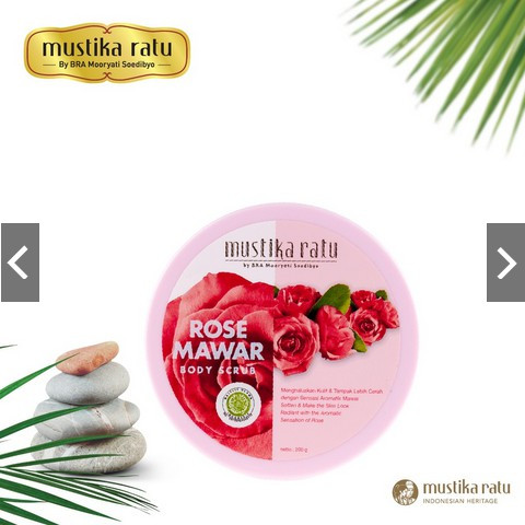 Mustika Ratu Rose Body Scrub Sabun Lulur Mawar, 200 Gram - UD Jawa ...