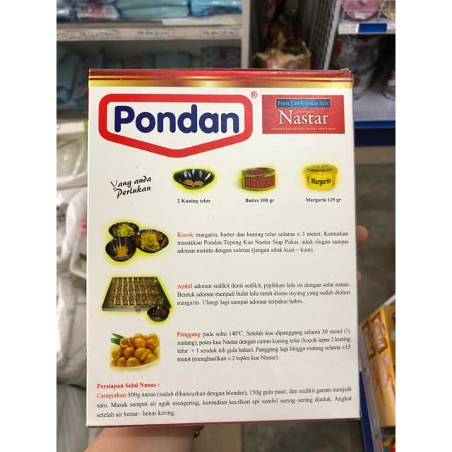 Pondan Fruit Jam Cookie Mix/ Nastar 400gr - UD Jawa Berkah Makmur