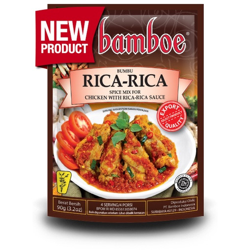 Bamboe Seasoning Rica - Rica, 90gr
