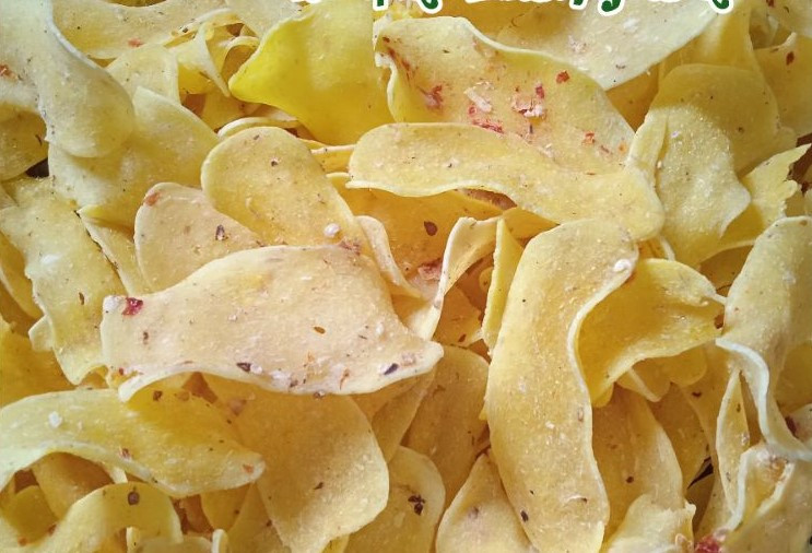 Kerupuk Entho kering (Mentah) - Entho Crackers, 80 gr