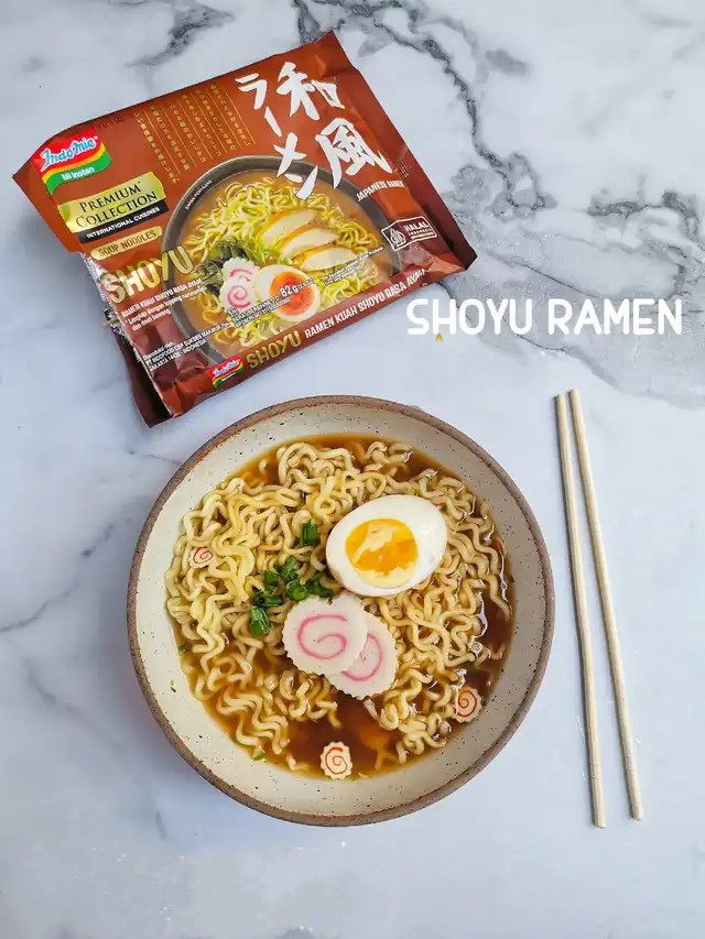 Indomie Mie Instant Premium Japanese Shoyu Ramen 82G (2 pcs)