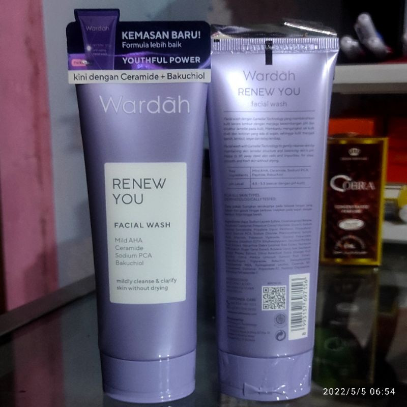 Wardah Renew You Facial Wash, 100ml