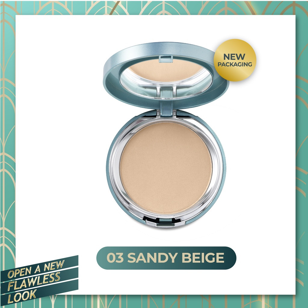 Wardah Exclusive Two Way Cake Sandy Beige, 12gr