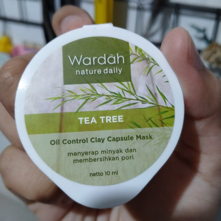Wardah Nature Daily Capsule Mask Tea Tree, 10ml