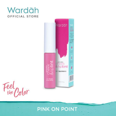 Wardah Everyday Cheek and Lip Tint Pink on Point - 5,5 gram