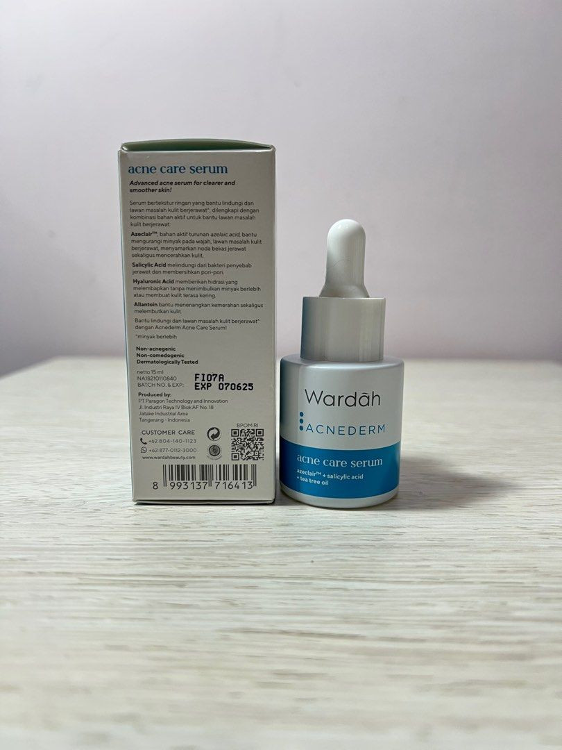 Wardah Acnederm Acne Care Serum, 15 ml
