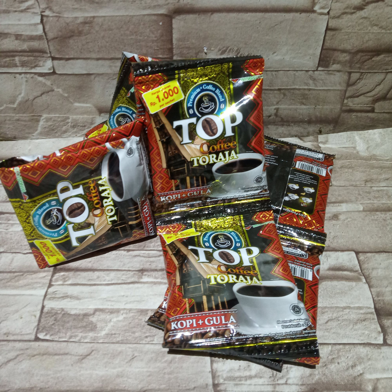 Top Kopi Toraja Murni, 250gr (10ct @25gr)