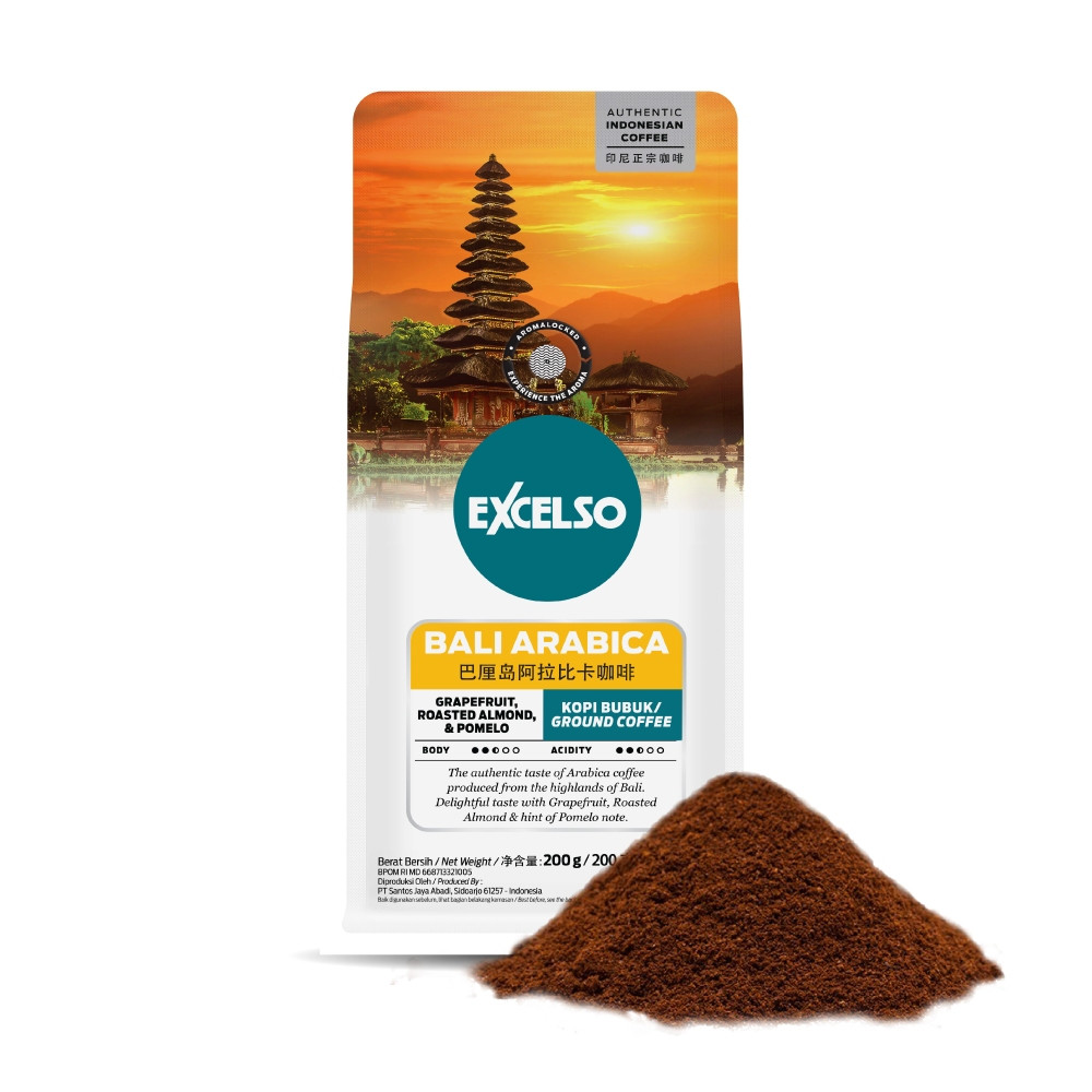 Excelso Bali Arabica Coffee Powder, 200gr