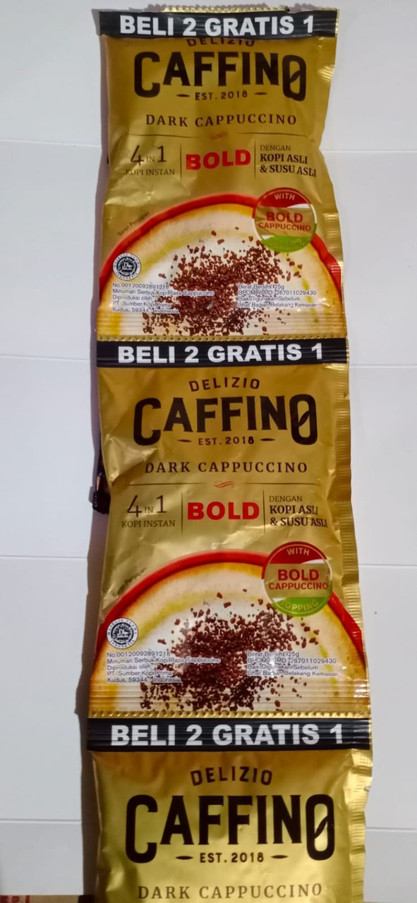 Caffino Dark Cappuccino Bold, 10 sachets