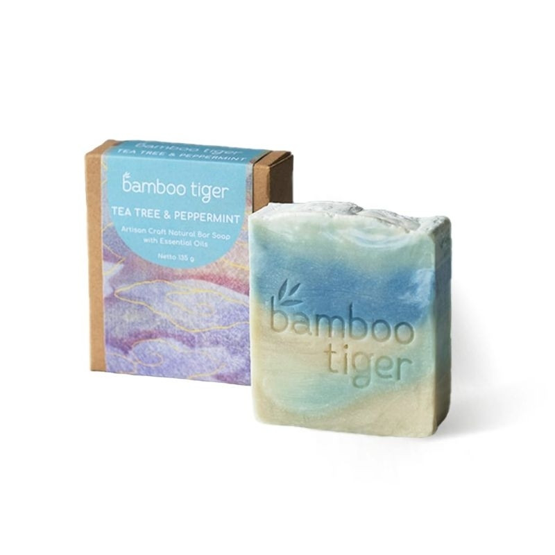 Bamboo Tiger Soap Air - Tea Tree & Peppermint, 135gr