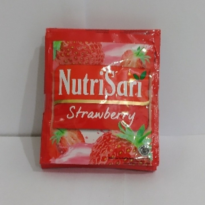 Nutrisari Minuman Instant Rasa Strawberry - Strawberry Flavored Instant ...