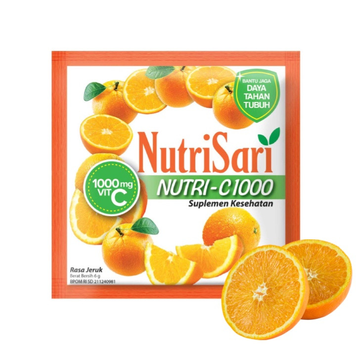 Nutrisari Minuman Instant Nutri C1000 Rasa Jeruk - Orange flavored ...