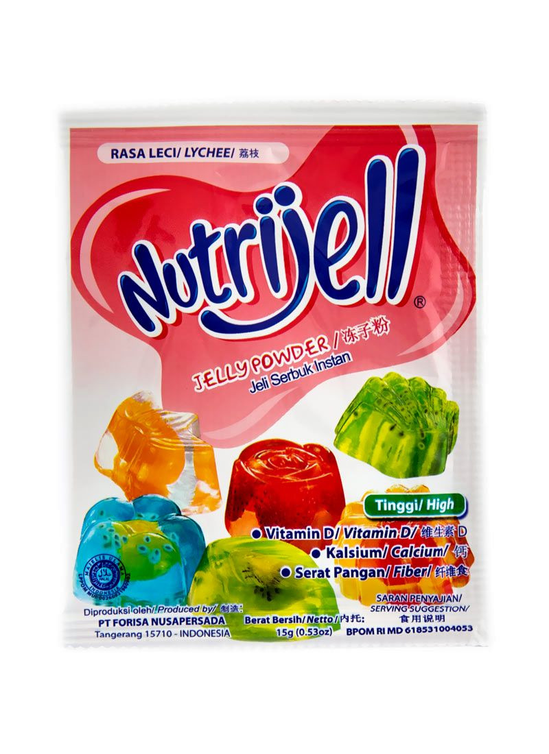 Nutrijell Serbuk Jeli Instant Rasa Leci - Instant Jelly Powder Lychee ...