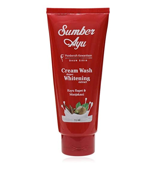 Sumber Ayu Cream Wash Whitening Kayu Rapet & Manjakani, 75ml - Javanese ...