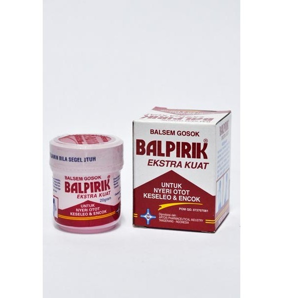 Balpirik Ekstra Kuat Merah (Red Balm), 20 Gram - UD Jawa Berkah Makmur