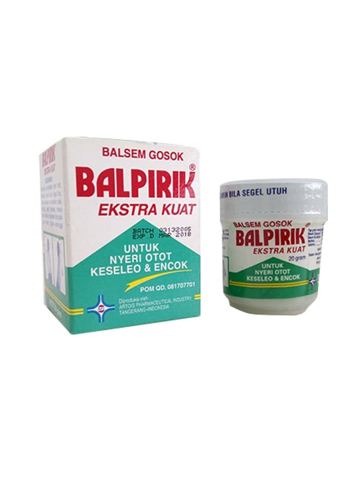 Balpirik Ekstra Kuat Hijau (Green Balm), 20 Gram - UD Jawa Berkah Makmur
