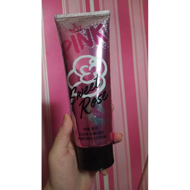 Pink Skin Sweet Rose Glow & Moist Perfume Body Serum, 180ml