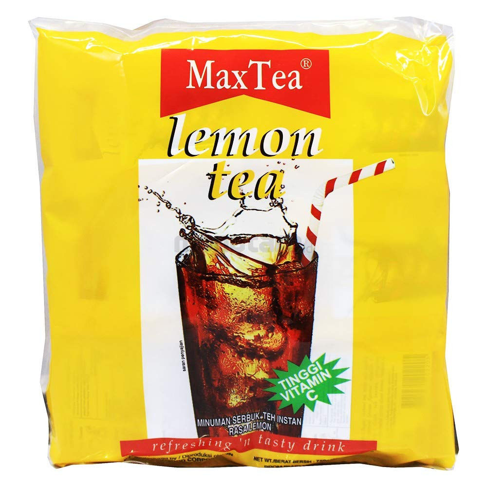 Max Tea Teh Lemon Tea 30-ct, 750 Gram - Javanese Taste