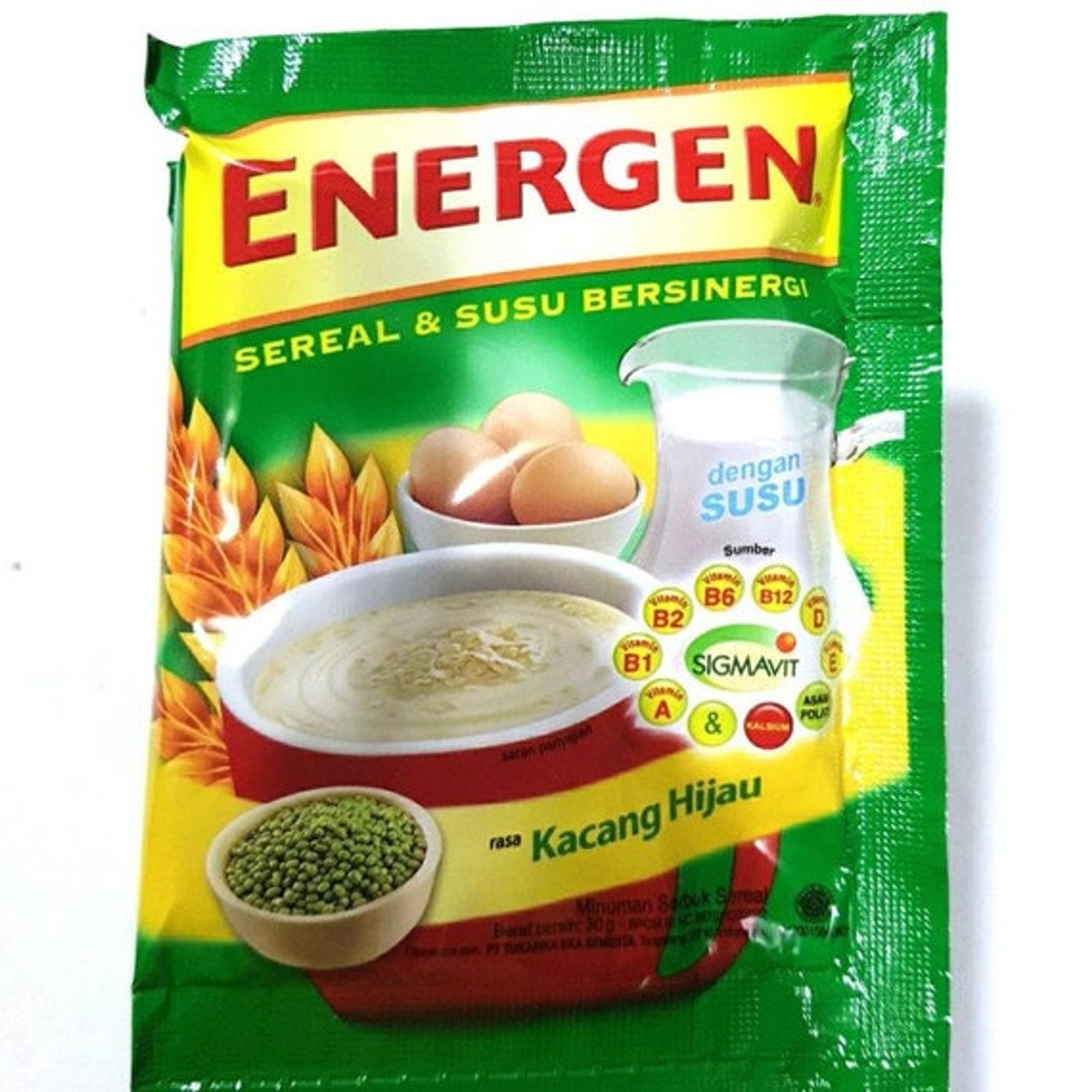 Energen Cereal And Nutritious Milk Green Beans Sachet 30 Gr UD Jawa energen-cereal-and-nutritious-milk-green-beans-sachet-30-gr-ud-jawa