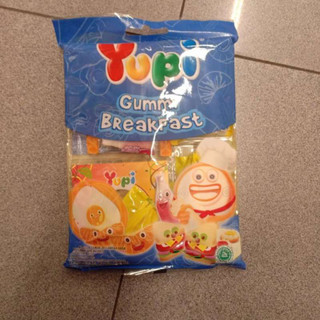 Yupi Gummy Candies Breakfast, 95gr