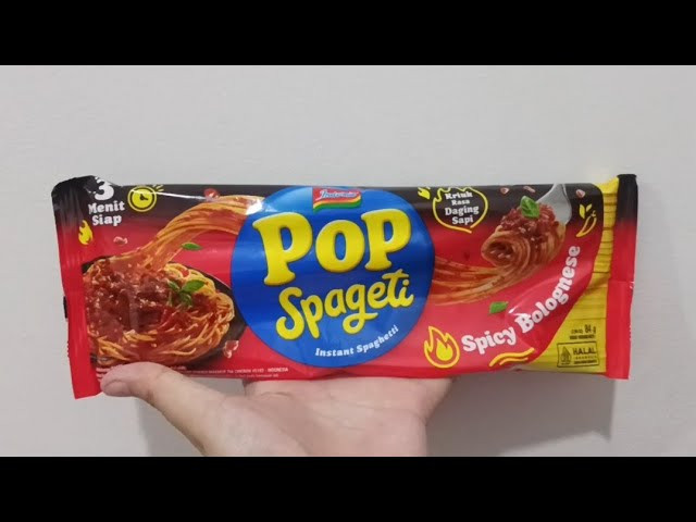 Indomie Pop Spageti Spicy Bolognese, 84gr (5 pcs)
