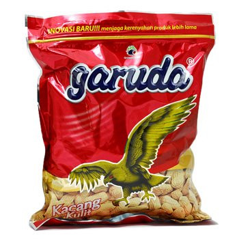 Garuda Kacang Kulit - Roasted Peanuts Original Flavor, 350gr - Javanese ...