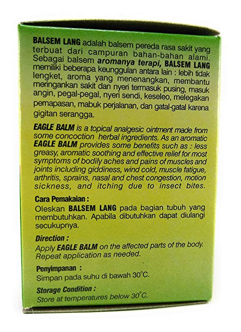 Eagle Brand Balm Balsem Lang, 20 Gram - Javanese Taste