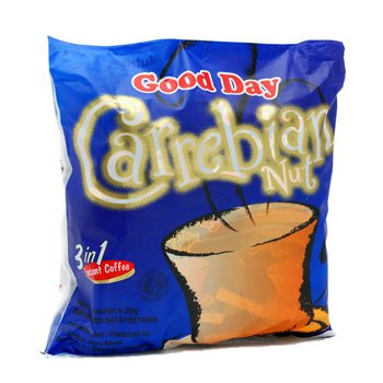 Good Day Carrebian Nut Coffee Instant Hazelnuts Flavor, 600 Gram (30ct ...