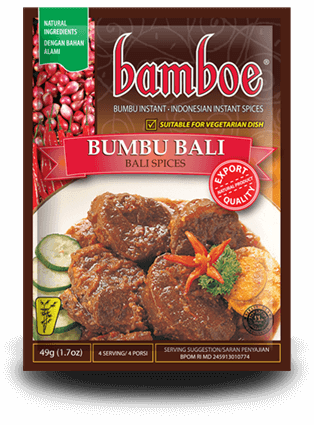 Bamboe Bumbu Bali - Bali Spices Saucy Seasoning, 49 Gram - Javanese Taste