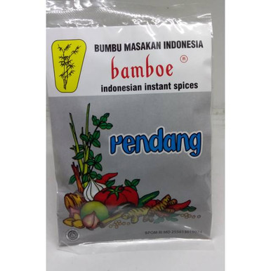Bamboe Indonesian Instant Spices - Rendang (local packaging), 30 Gram ...